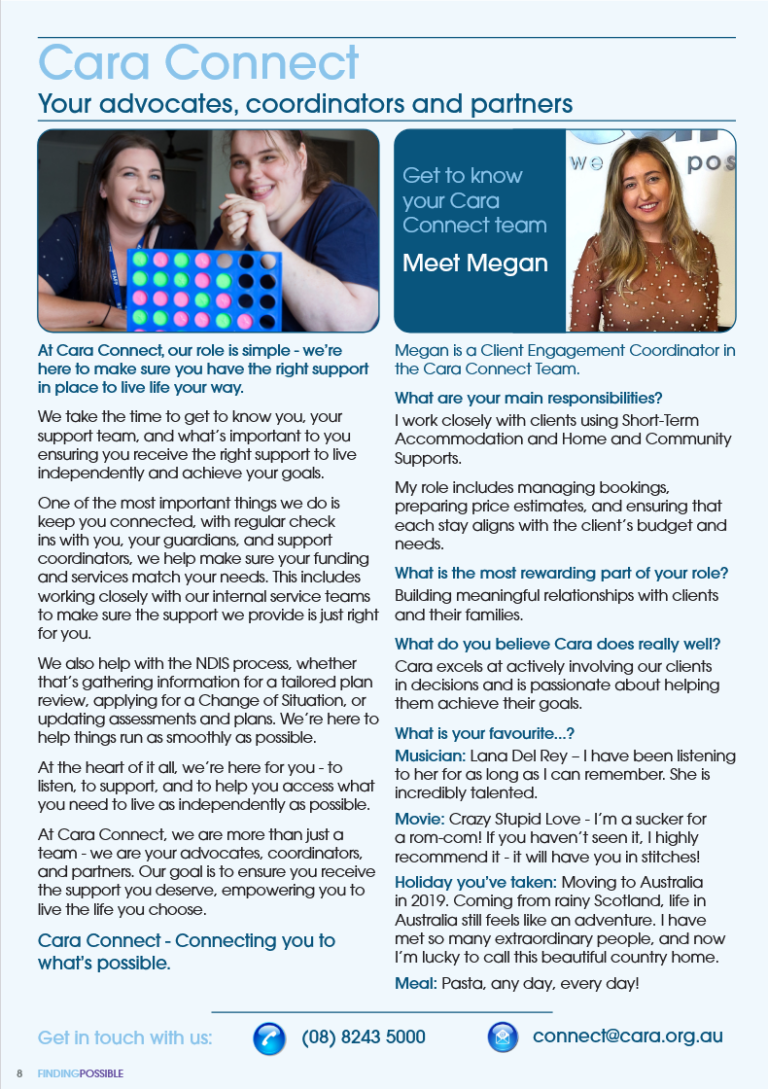 Meet Megan, Client Experience Team Member - Cara